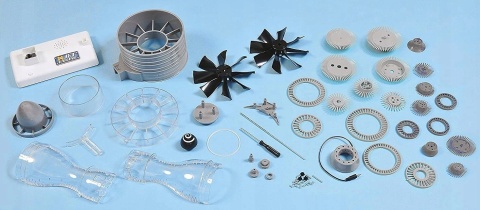 MODEL silnika odrzutowego Machine Works - Jet engine kit do złożenia ...